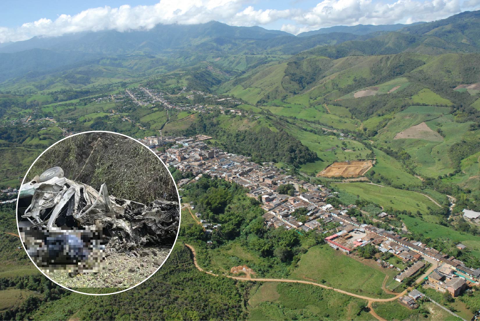 Atentado deja dos policías muertos en Frontino, Antioquia