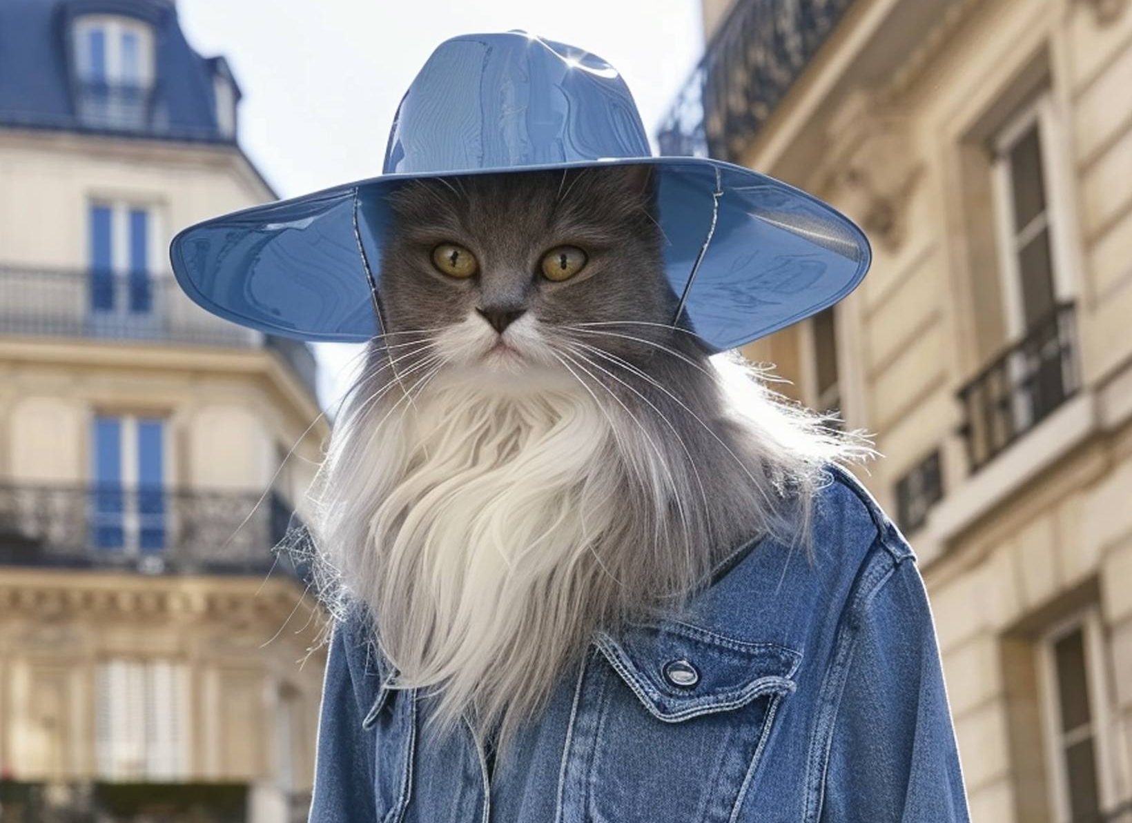 Gatos a la moda: artista sorprende con su interpretación del desfile ...