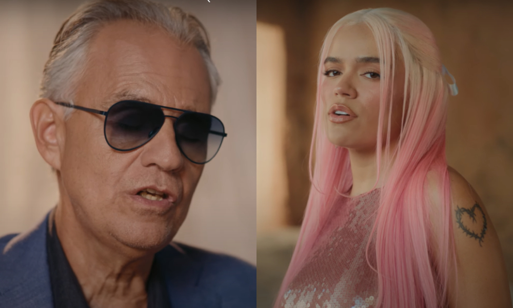 Video: Karol G y Andrea Bocelli deslumbran al mundo con su ...