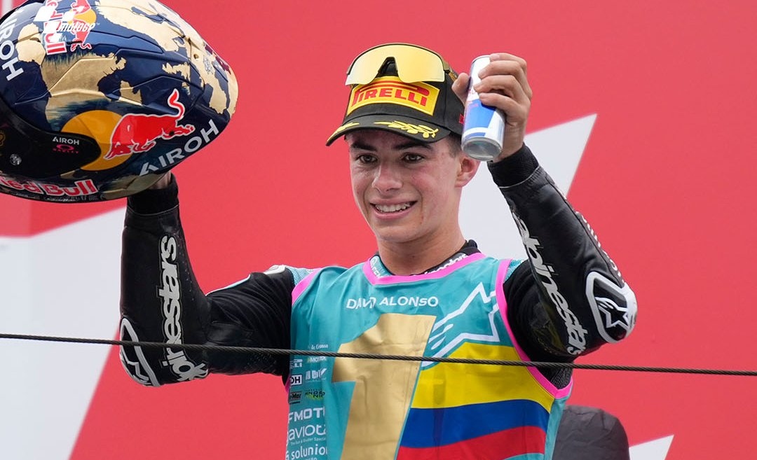 David Alonso, el campeón mundial de motociclismo colombiano que lucha ...
